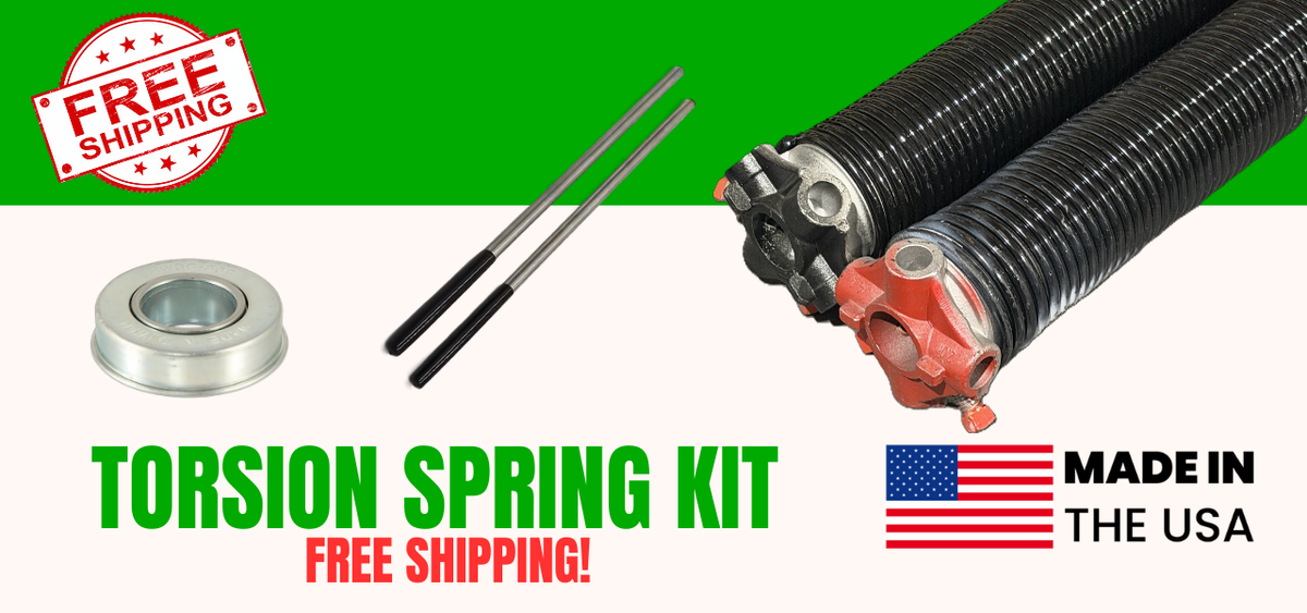 Torsion Spring Complete Kits | 2-Inch ID Springs, Ready to Ship
