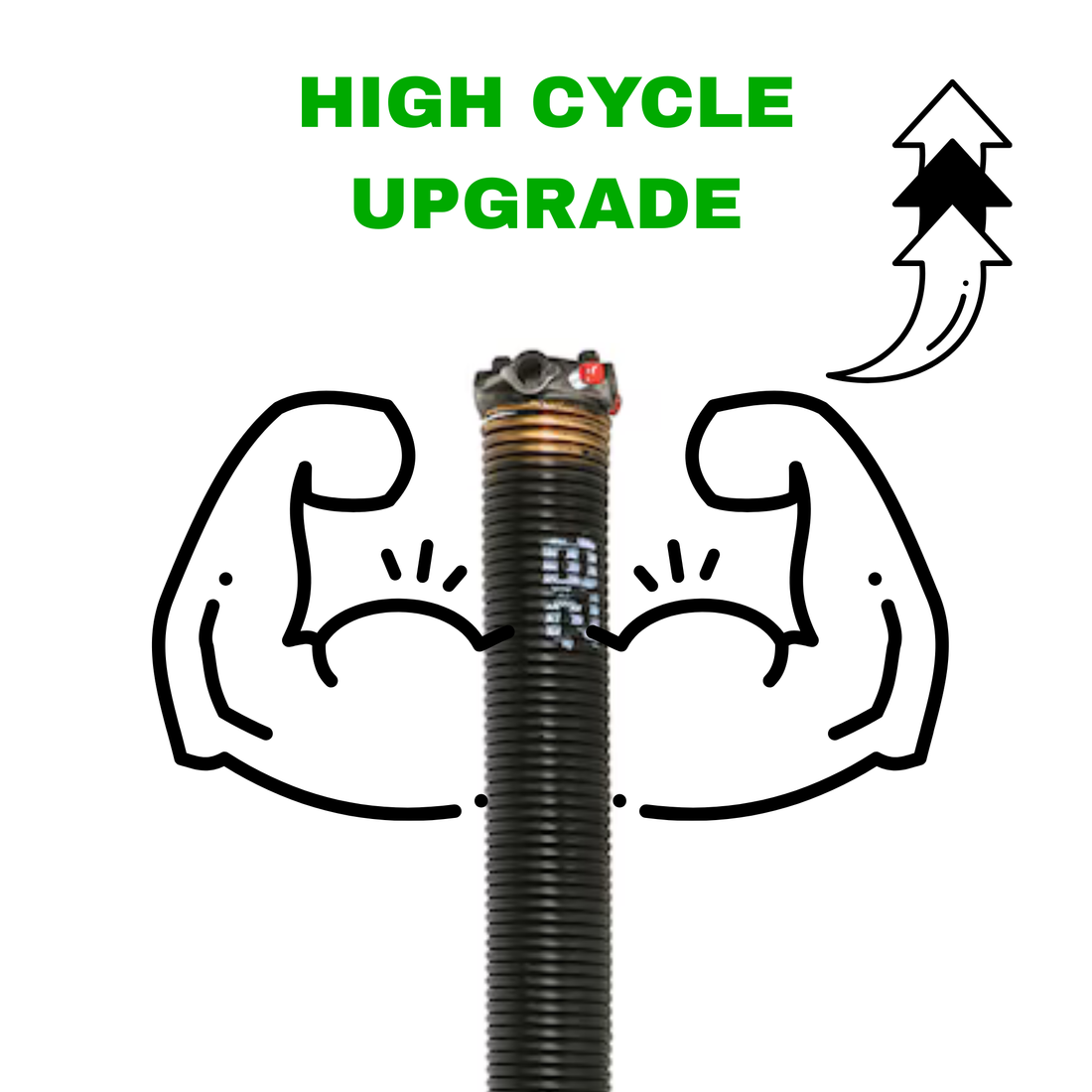 High-Cycle Torsion Spring Upgrade | 25,000+ Cycle Garage Door Springs ...
